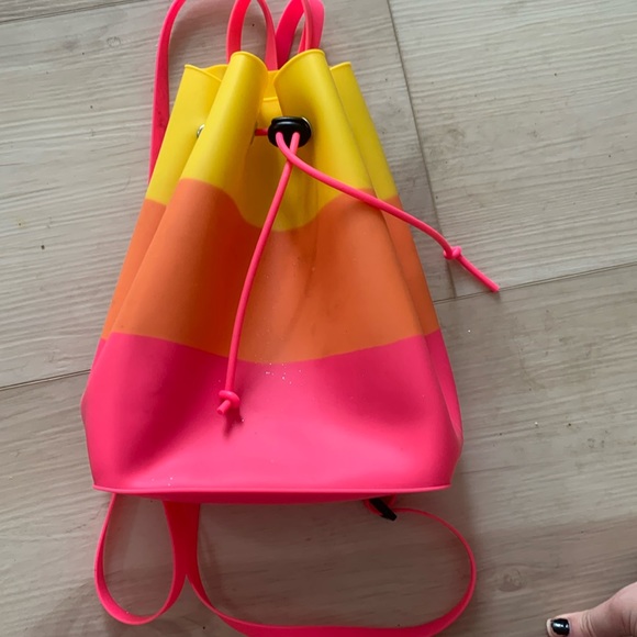 Bags | Silicon Mini Backpack Multi Color | Poshmark